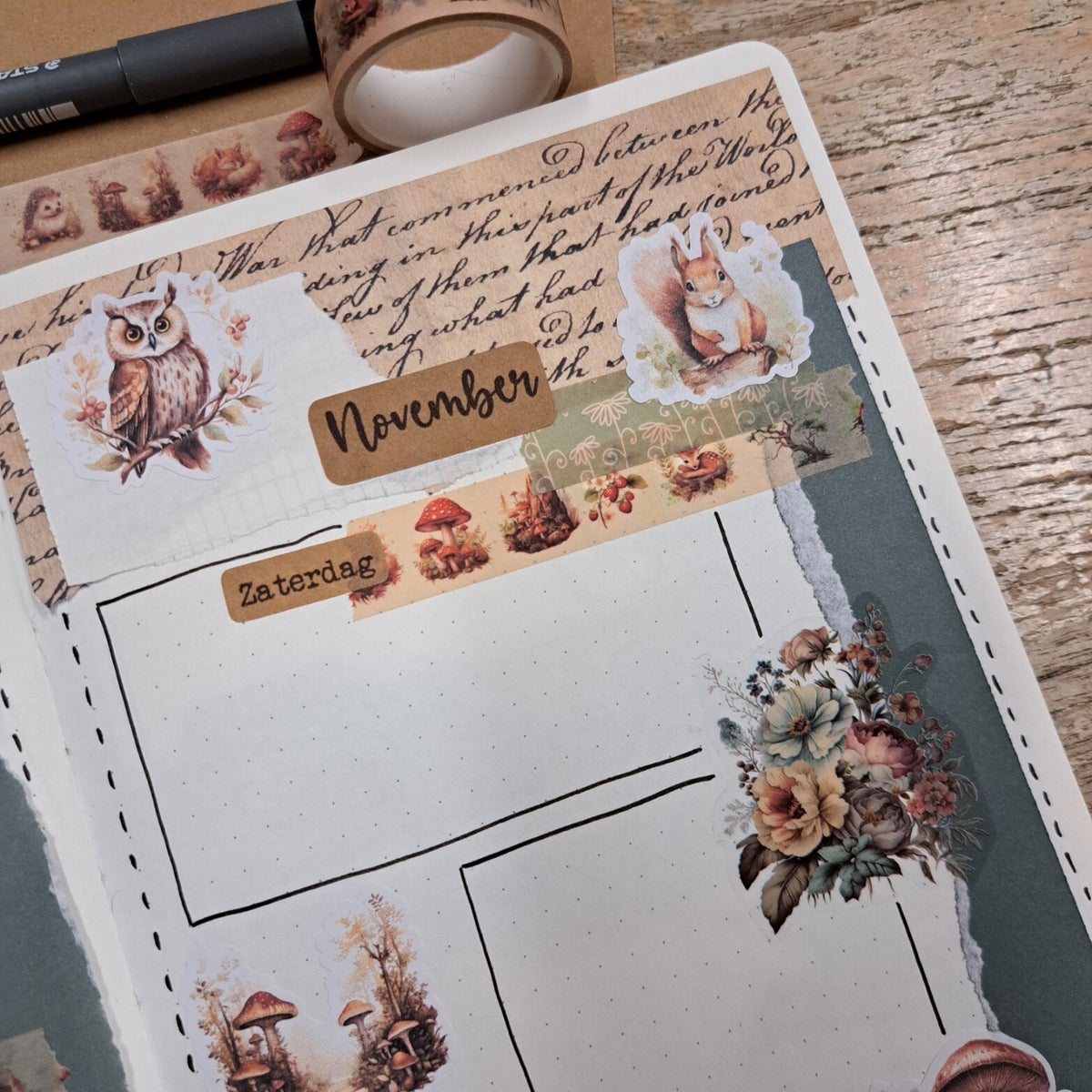 Magisch bos stickervellen | Creatief met Judith