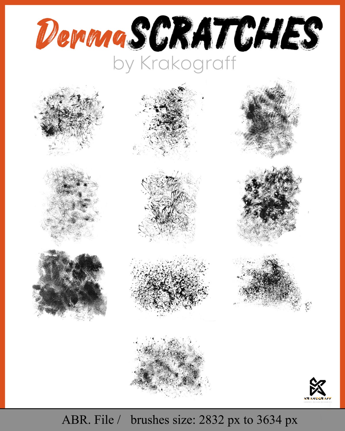 Derma Scratches Photoshop Brushes | by Krakograff