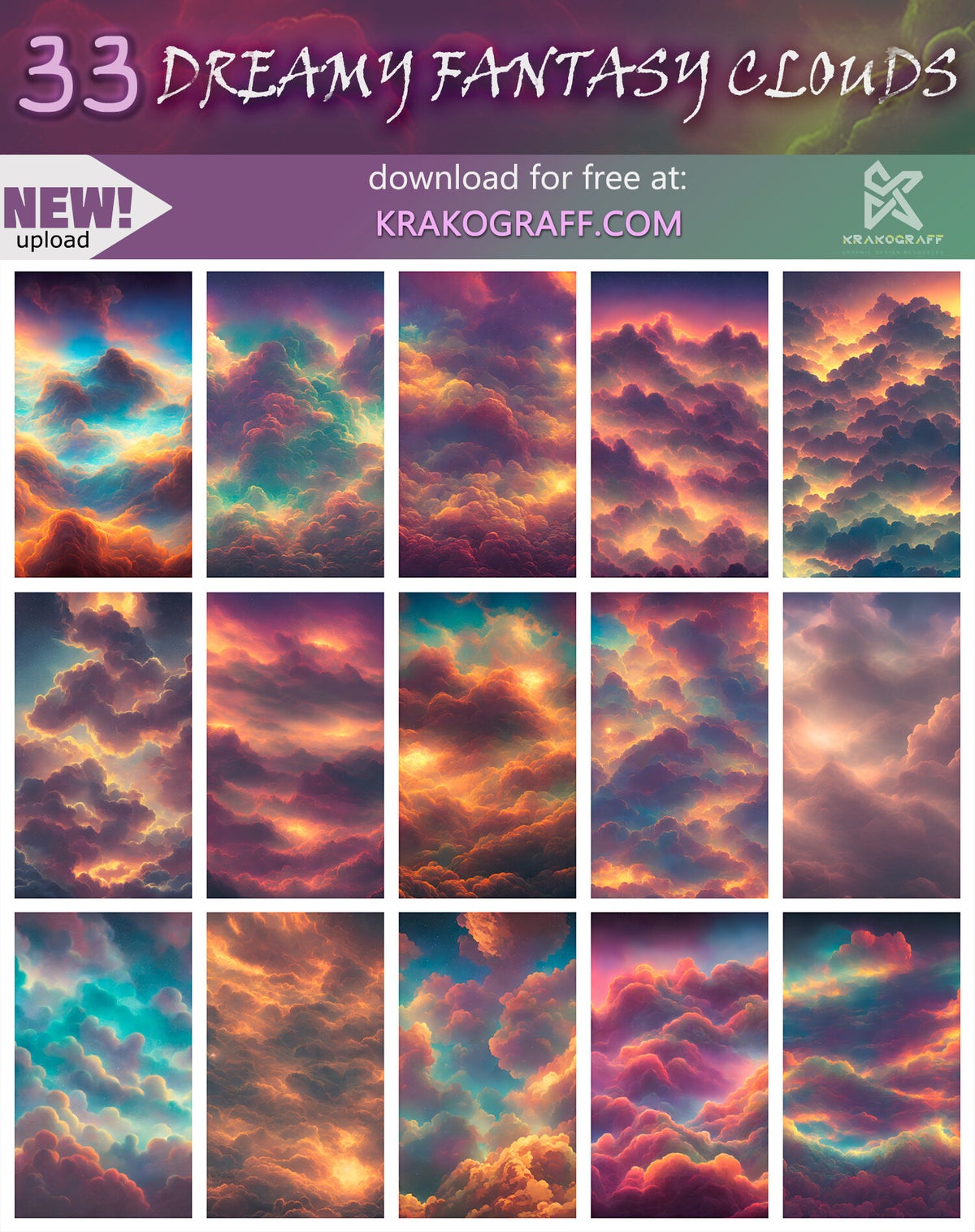 33 Dreamy Fantasy Clouds