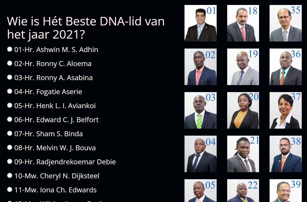Beste DNA-Lid 2021 | Hart voor Suriname Worldwide