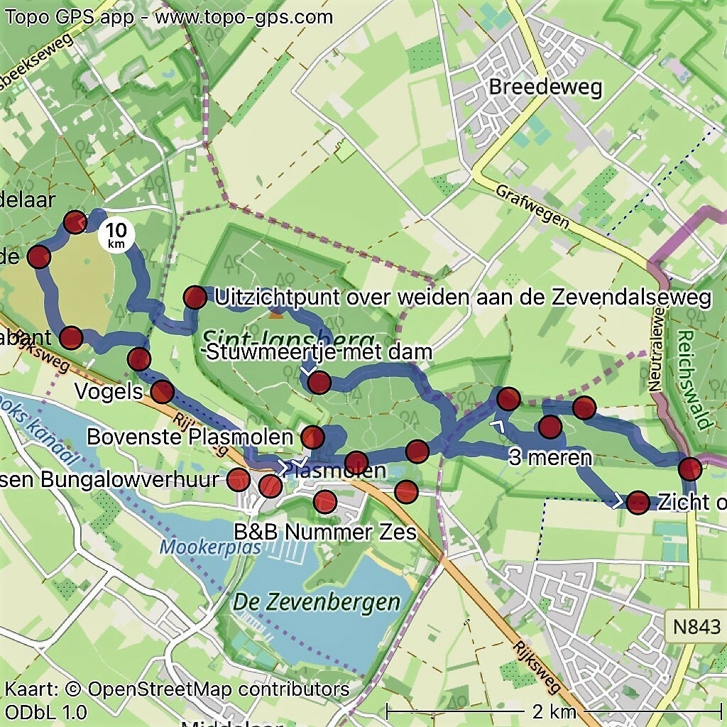2021 Plasmolen St. Jansberg / Nederland / Wandelen (indeling, niet ...