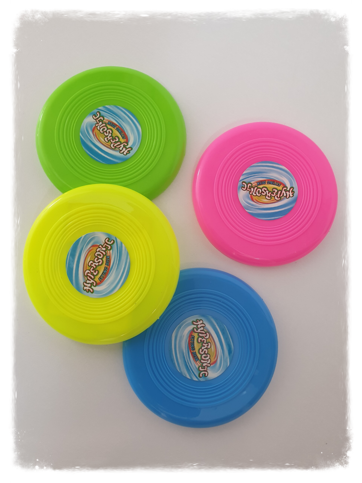 Gekleurde mini frisbees