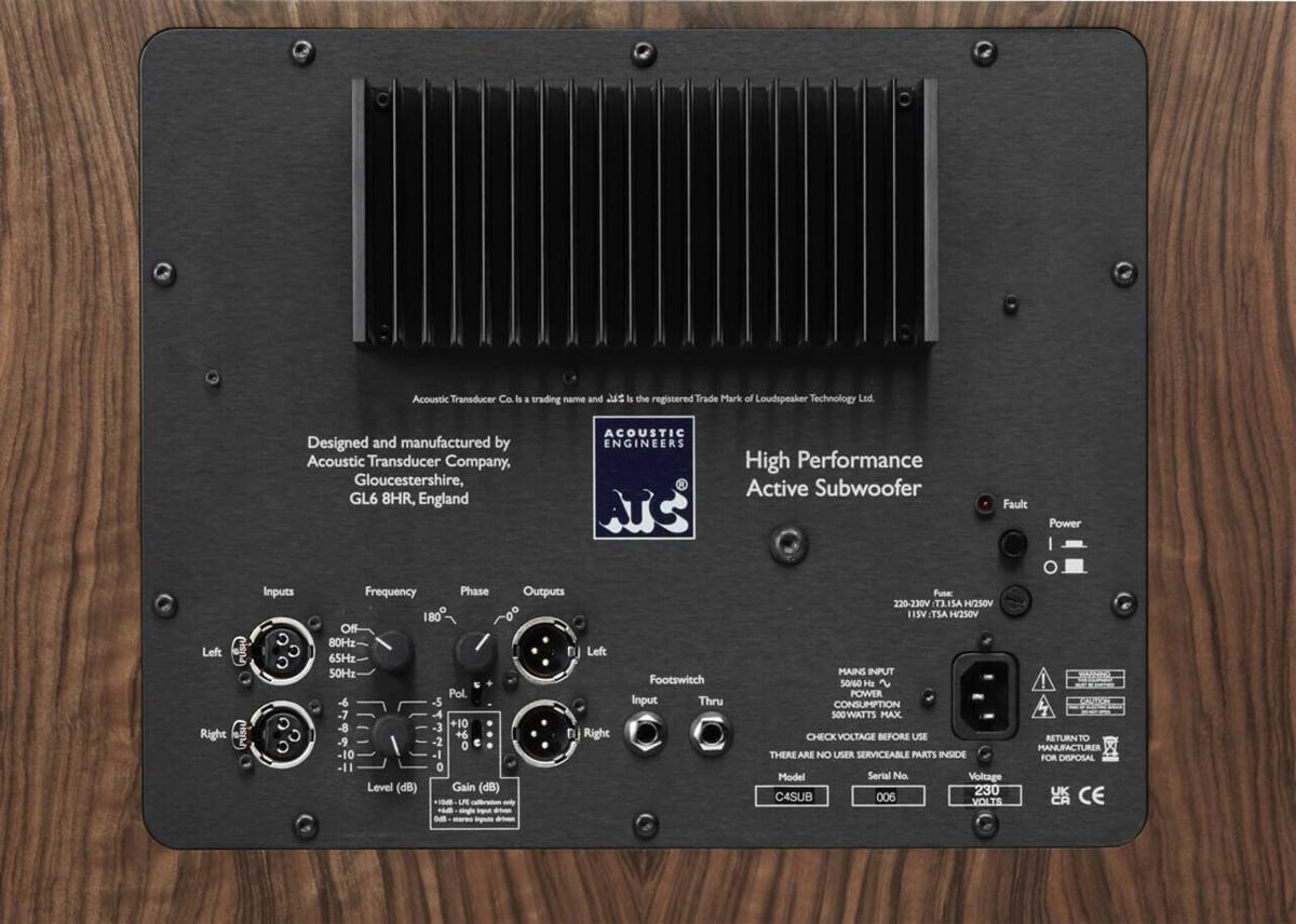 StereoWise: Subwoofer - ATC / StereoWise: Subwoofers / Sources | StereoWise
