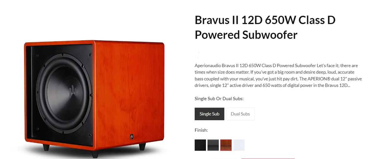 StereoWise: Subwoofers / Sources | StereoWise