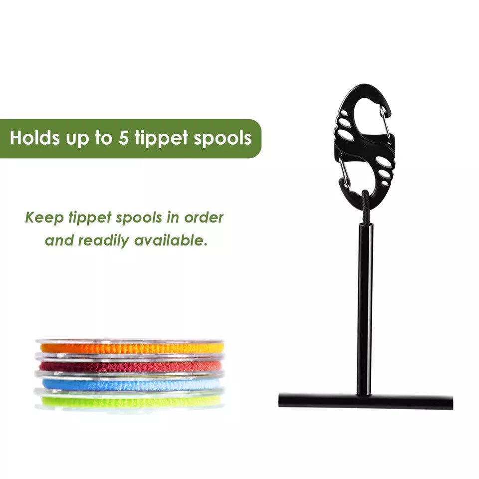 SF Fly Fishing Tippet Spool Holder with 3 x spools Tippet 4x, 3x & 2x ...