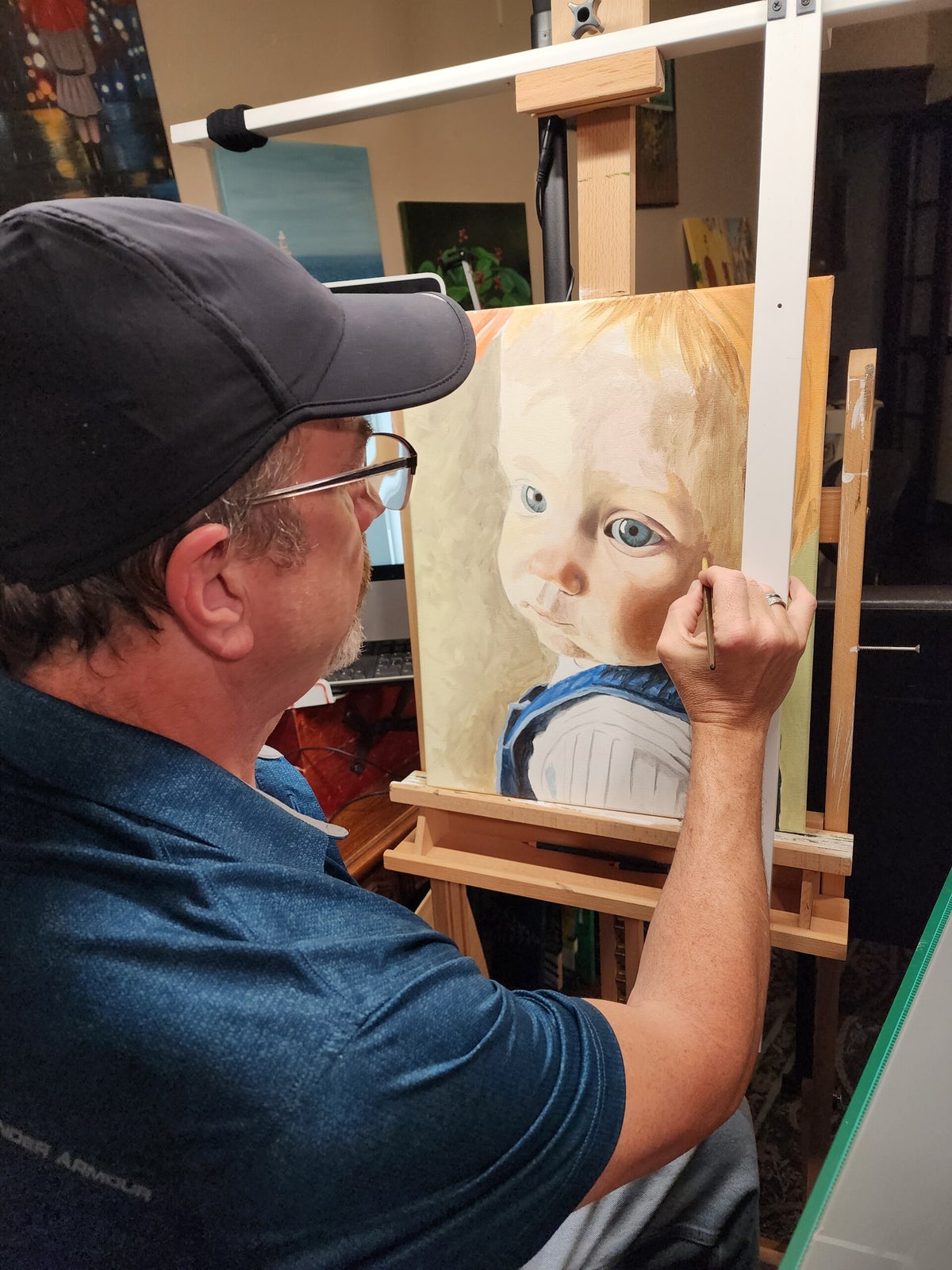 Randall Blue's oil paintings