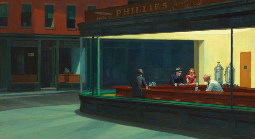 Nighthawks / Meesterwerken / Schilderkunst | De Kunstwereld