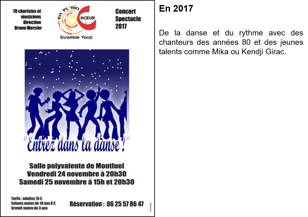 EPC Les affiches de nos spectacles