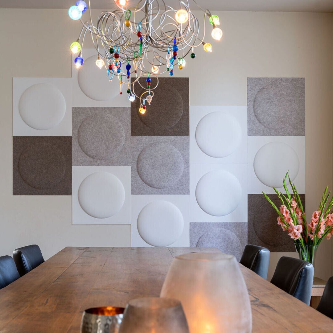 Wallfelt. De betaalbare vilten wanddecoratie woonkamer