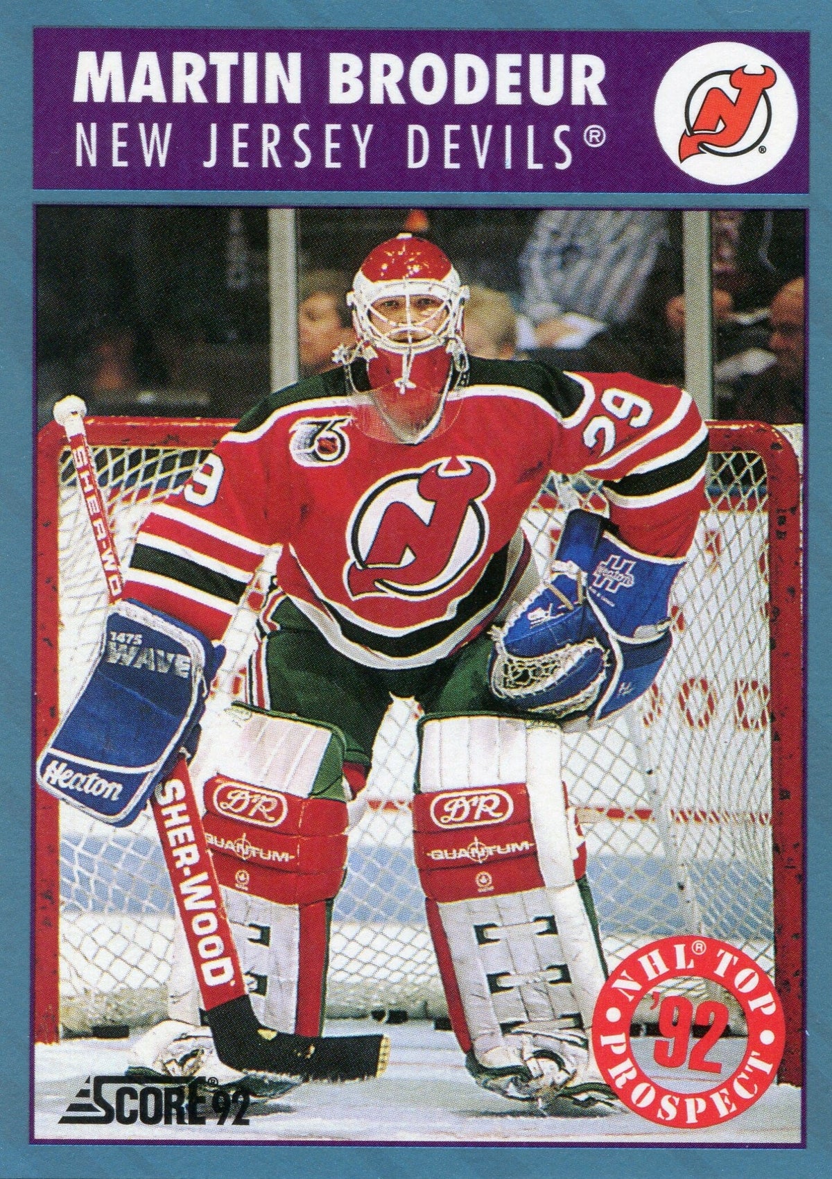 Score / 1992-93 Cards / My Collection | Martin Brodeur Card Collection