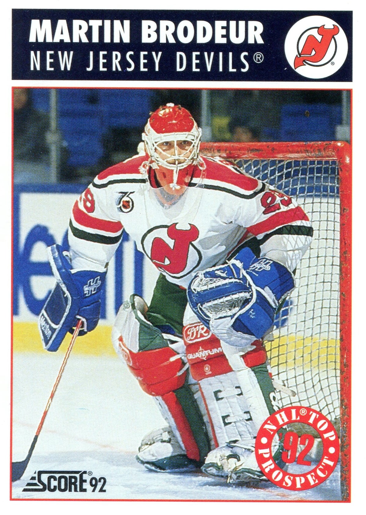 Score / 1992-93 Cards / My Collection | Martin Brodeur Card Collection