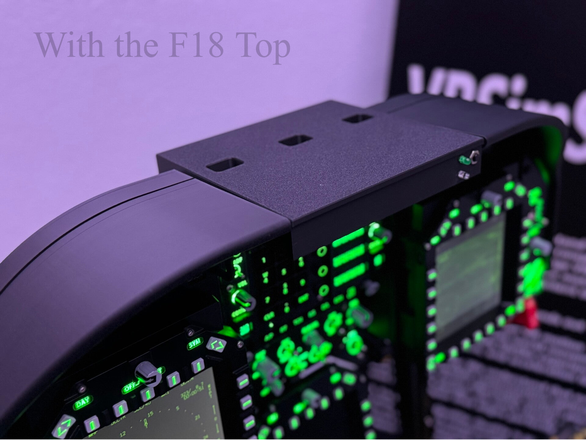 V3 MIP F18 cockpit Add-On compatible with top gun package from winwing ...