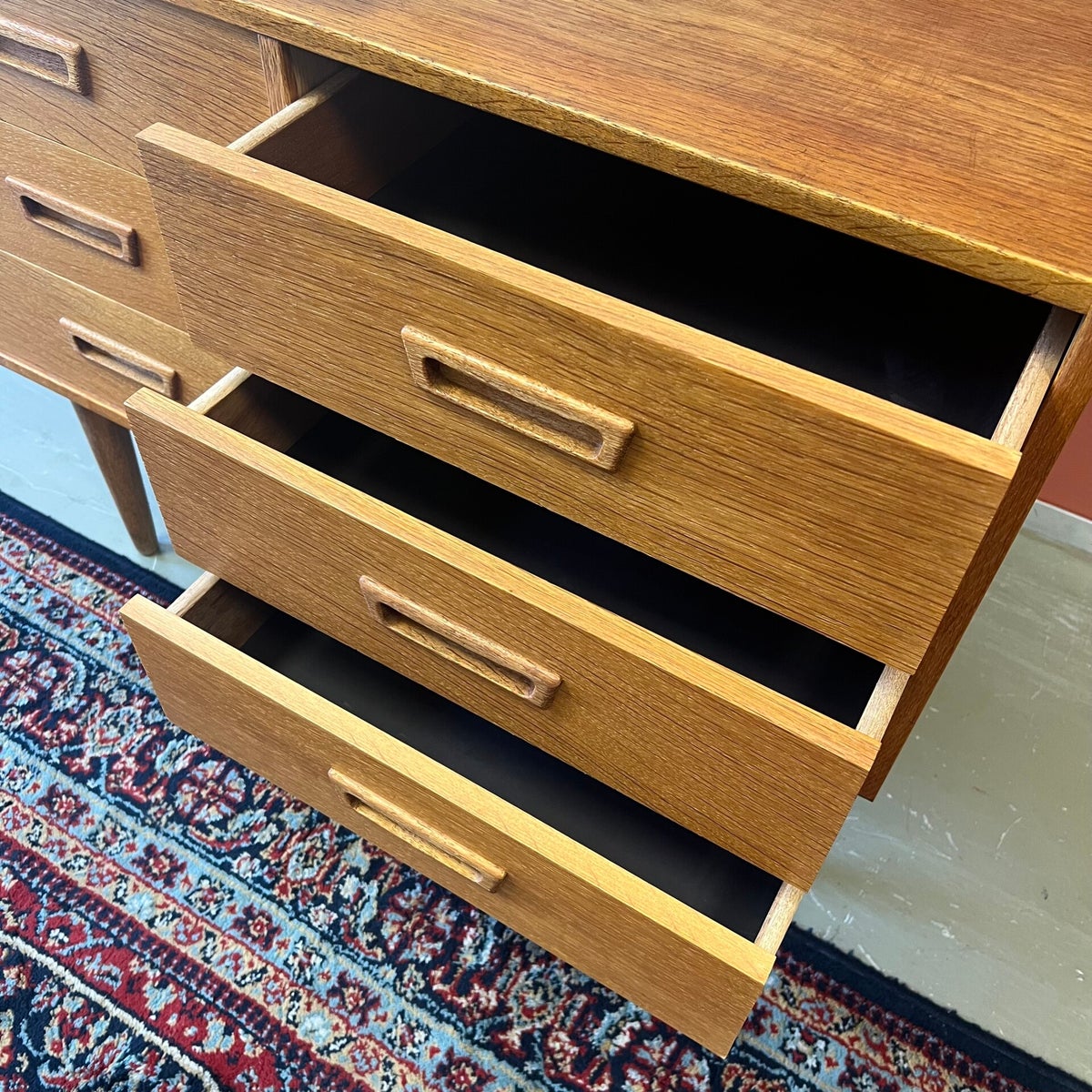 Vintage ladekast, licht eiken | -het vintage kastje-