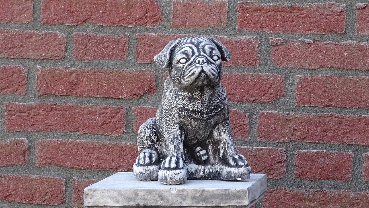Betonnen Mops hondje | Goodyz Deco