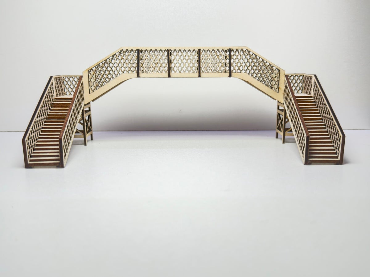 Lattice Style Platform Bridge. v.B14 | cheekytek