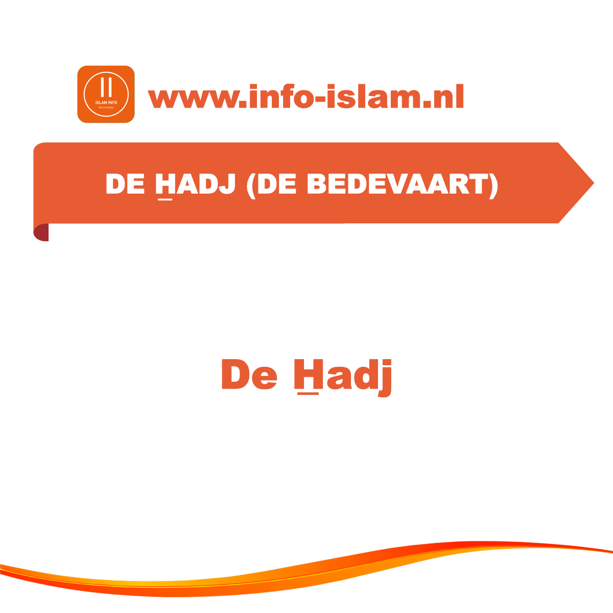 De Hadj - Info Islam