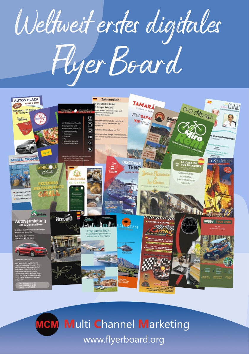 Weltweit erstes digitales FlyerBoard