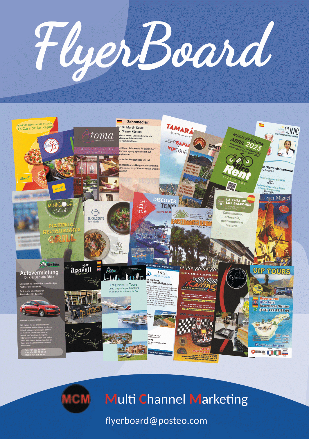 Weltweit erstes digitales FlyerBoard