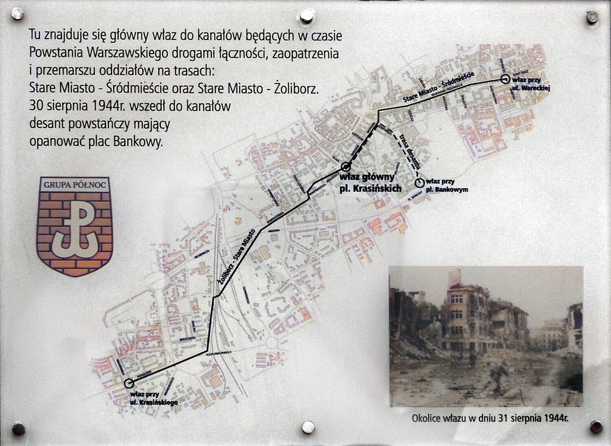 Using the sewer system / Warsaw Uprising / Poland / Occupied Europe ...