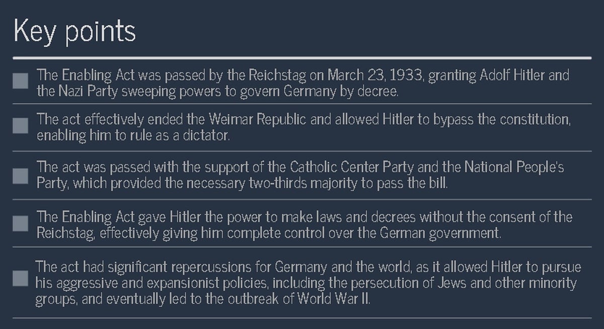 The Enabling Act / Rise of the Nazis / Interbellum 1918 - 1936 | The ...