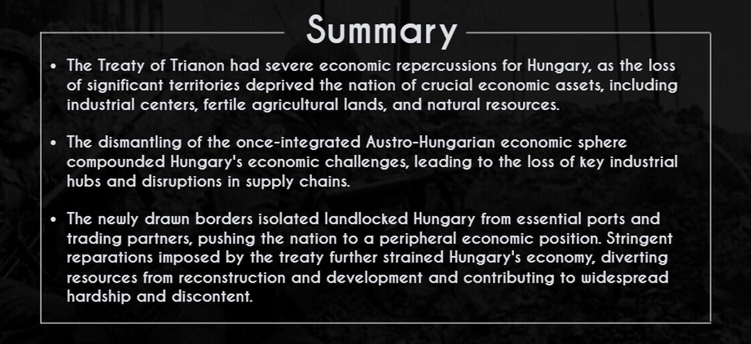 Treaty of Trianon / Paris Peace Conference / 1919 / Interbellum 1918 ...