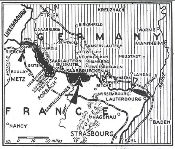 Saar Offensive / The Phoney War / Western Front 1939-1940 | The Second ...