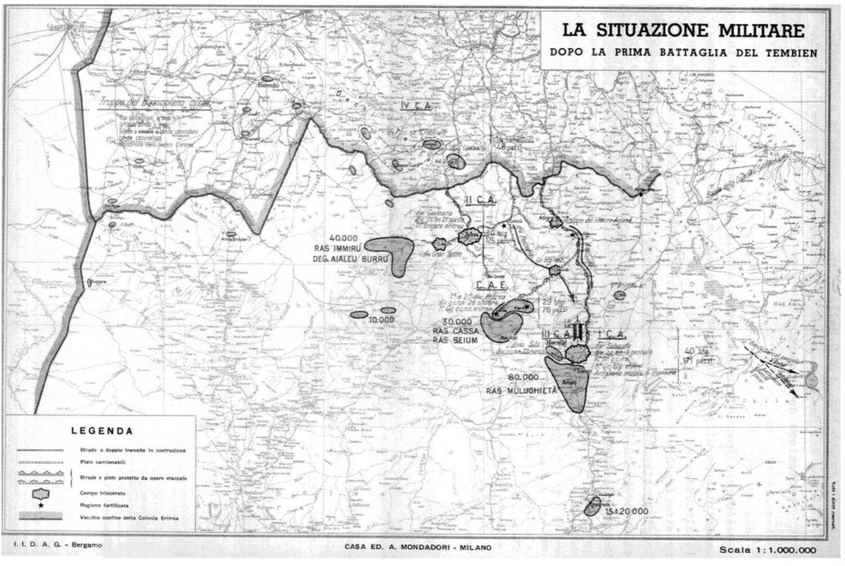 First Battle of Tembien / Second Italo-Ethiopian War / 1935 ...