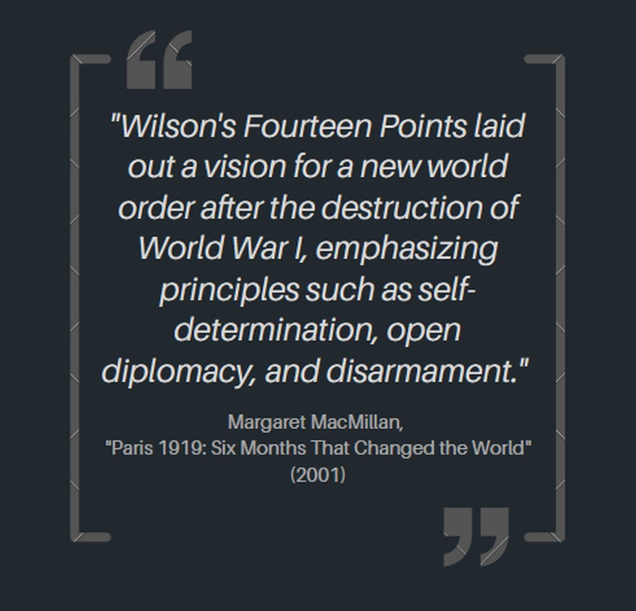Wilson's Fourteen Points
