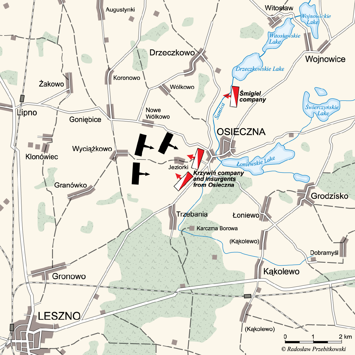 Skirmishes at Osieczna / Greater Poland Uprising / Poland reborn ...