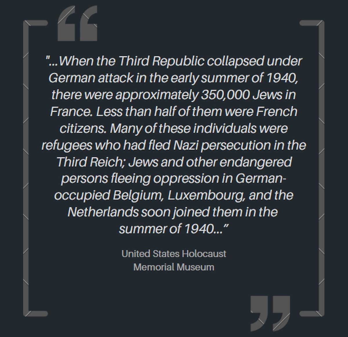 France / Occupied Europe | The Second World War
