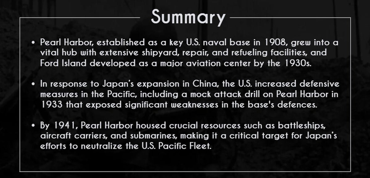 Pearl Harbour / The Pacific War | The Second World War