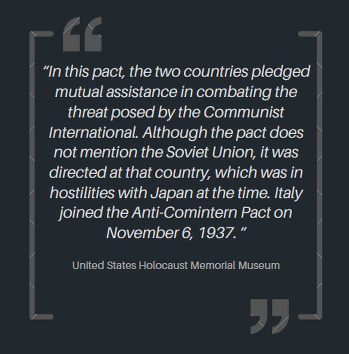 Anti-Comintern Pact / Countdown to war 1936 - 1939 / Interbellum 1918 ...