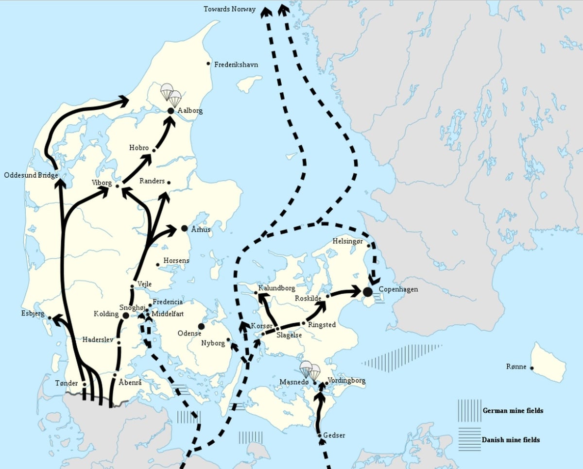 Fall of Denmark / The Norwegian Campaign / Western Front 1939-1940 ...