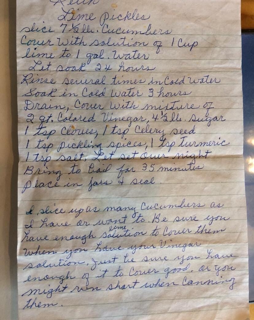 Handwritten Recipe Cutting Board | The Bialas Barn