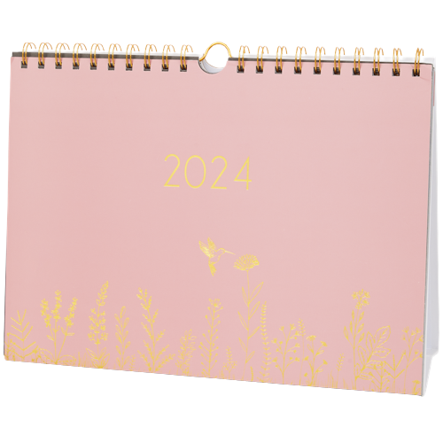 Familie Week Planner Calender incl. Sticker Sheet BLUE - Jaar 2024