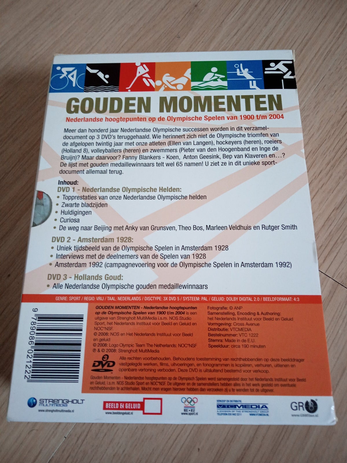 3 DVD Gouden Momenten Olympic team the Netherlands | Kringloopzandvoort.nl