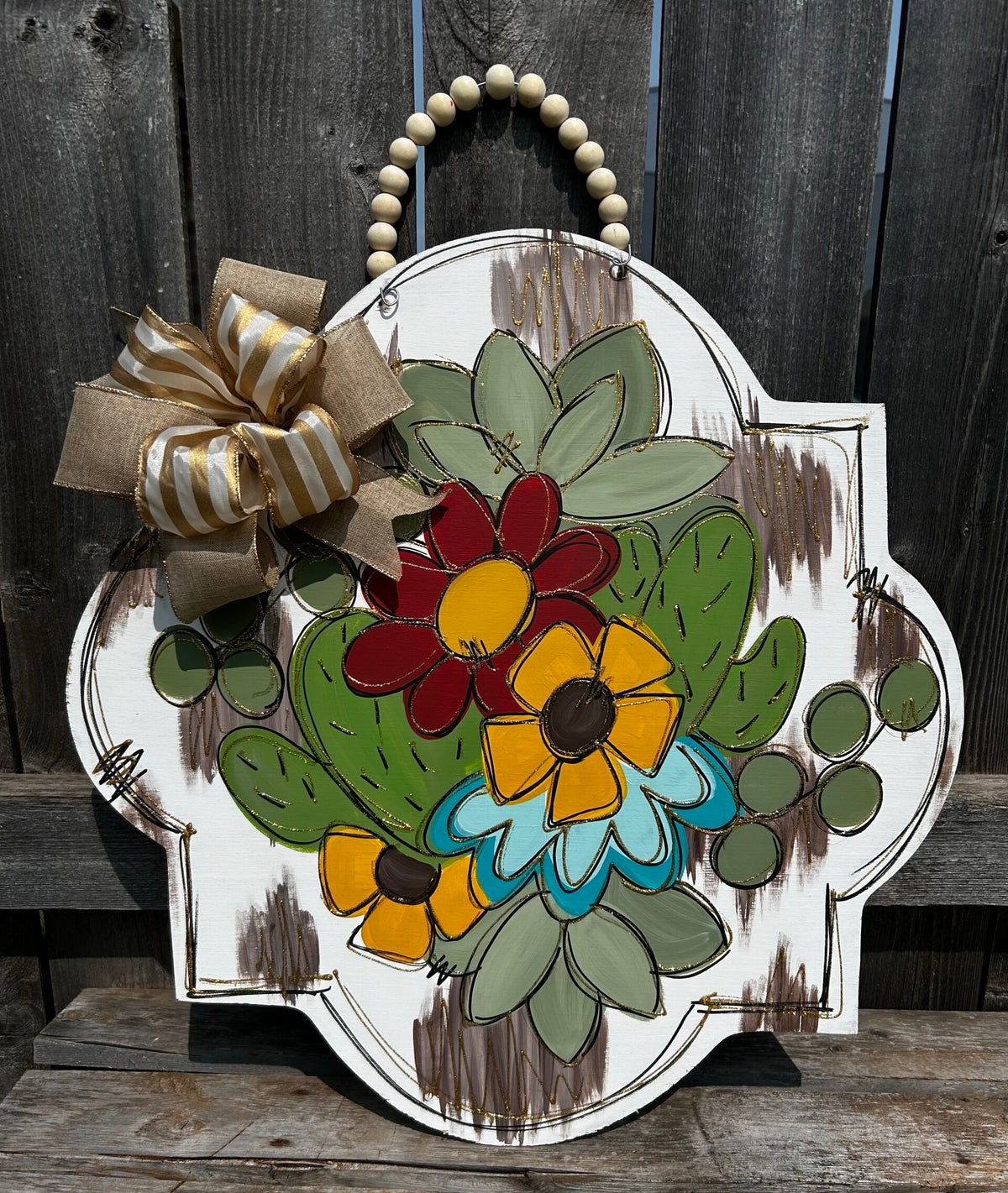 Rustic Western Door Hanger | paintedbeautydesigns
