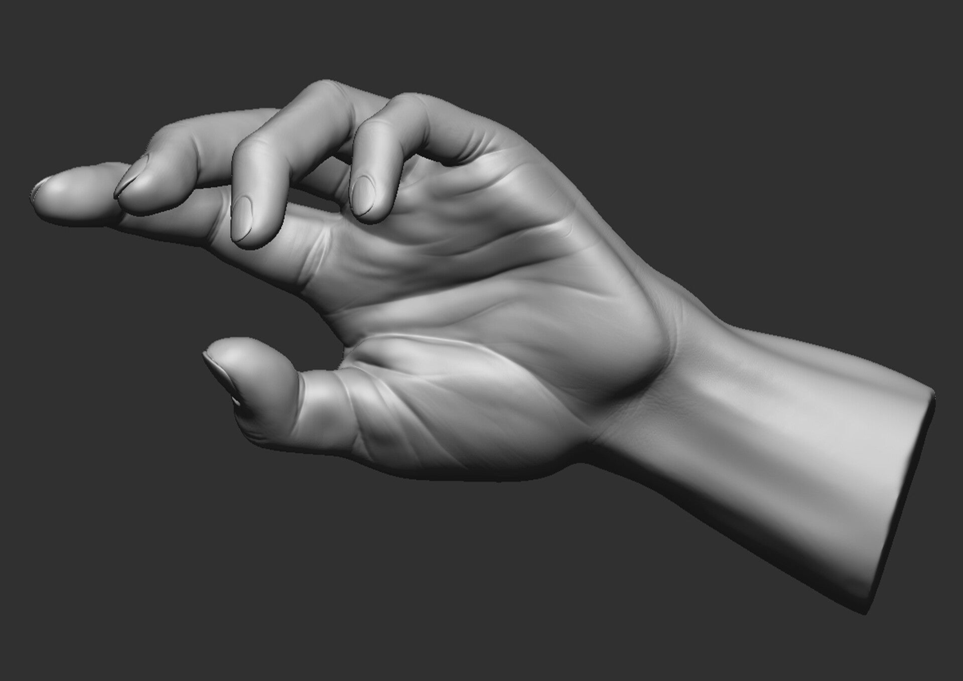 Modelado Mano / Modelado Zbrush | Valeria de Uriarte