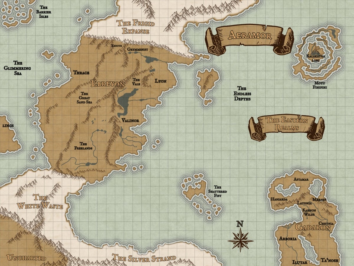 Christian Fantasy Maps and Lore | Heavenly Places