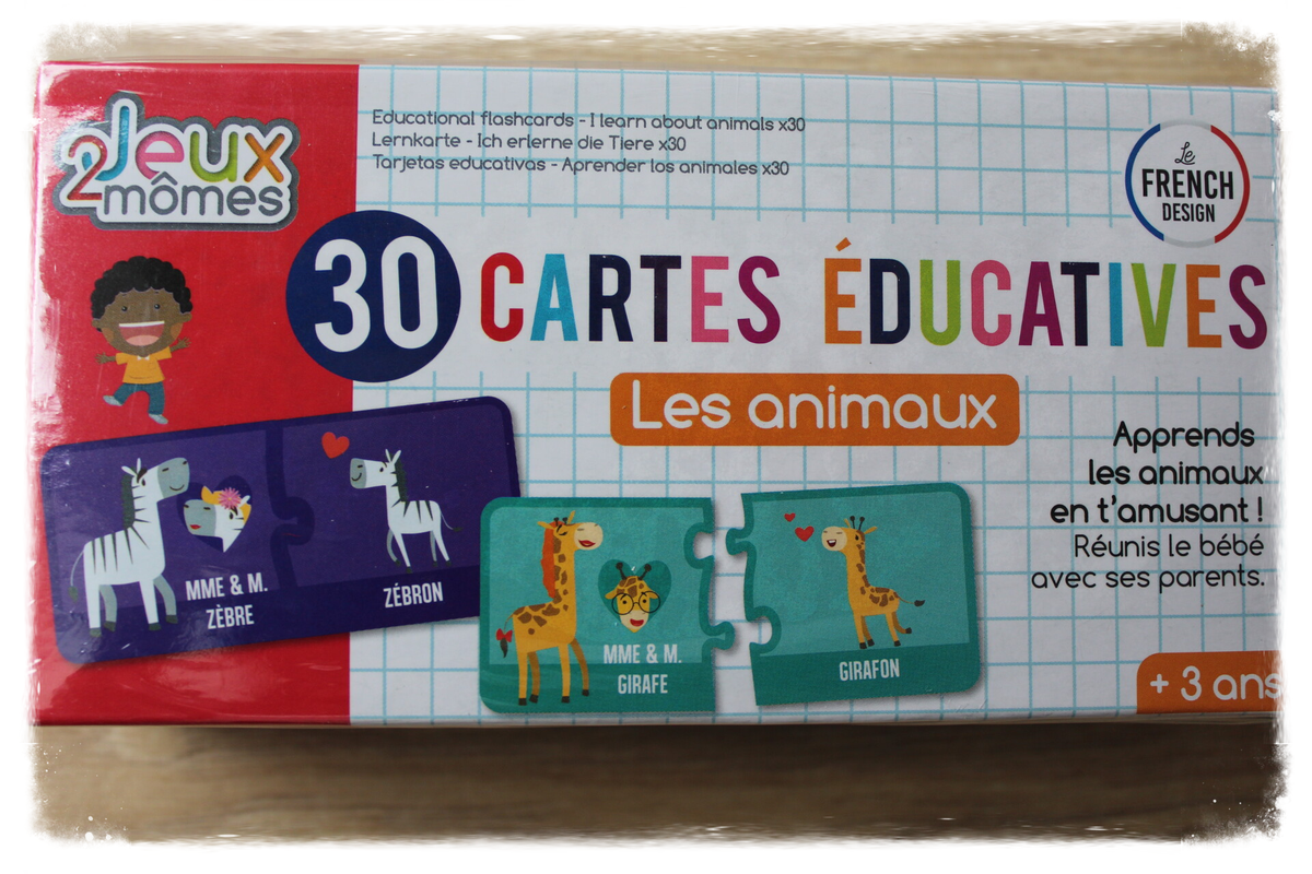 Cartes Éducatives Apprendre les ANIMAUX | La boutique des p'tits Malins
