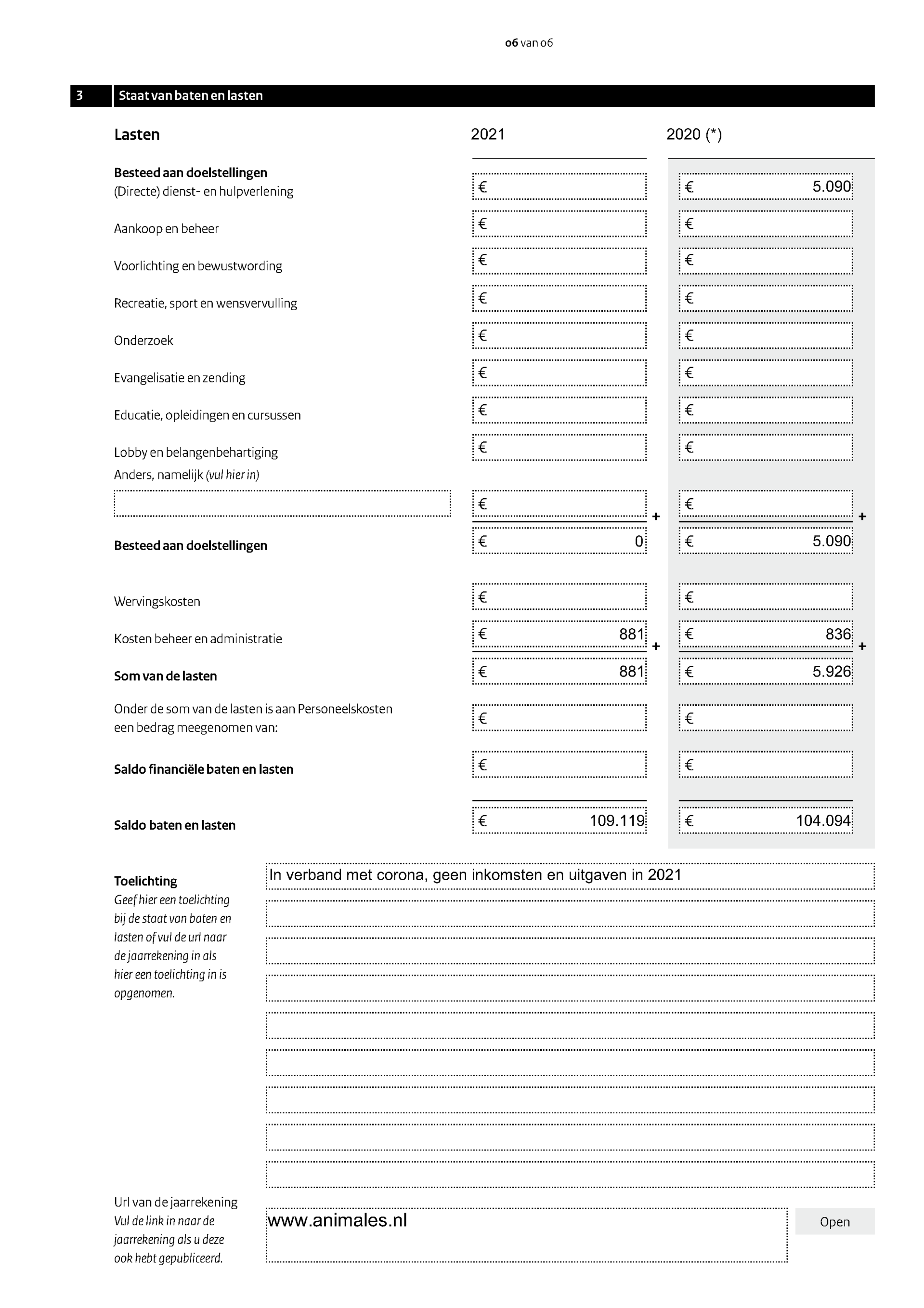 ANBI-status / Over ons | Stichting Animales