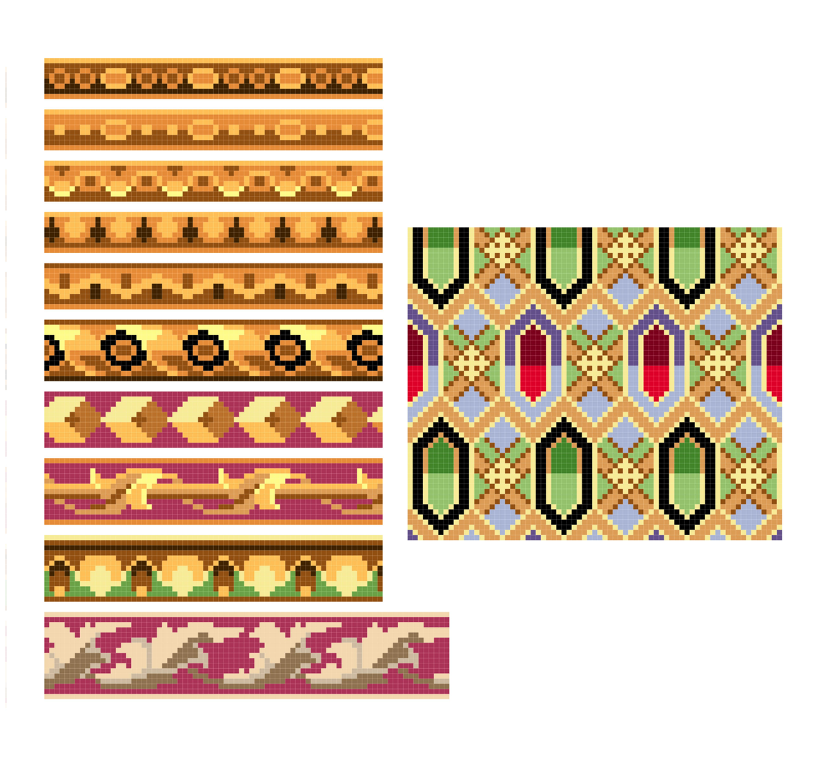 Borders and frames / Pattern collection | Roland-designs