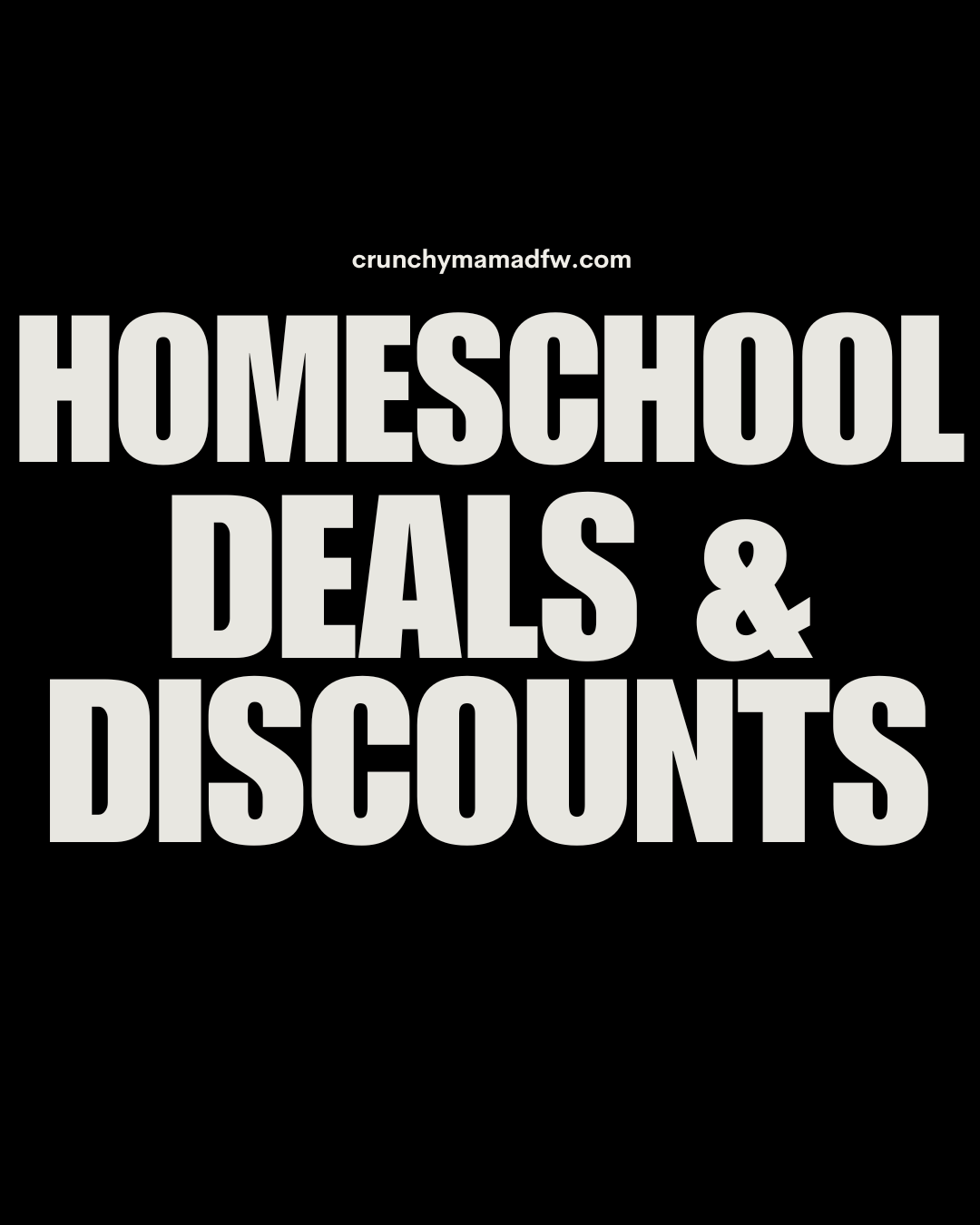 Homeschool Travel & Experience Discounts / Homeschool Deals & Discounts ...