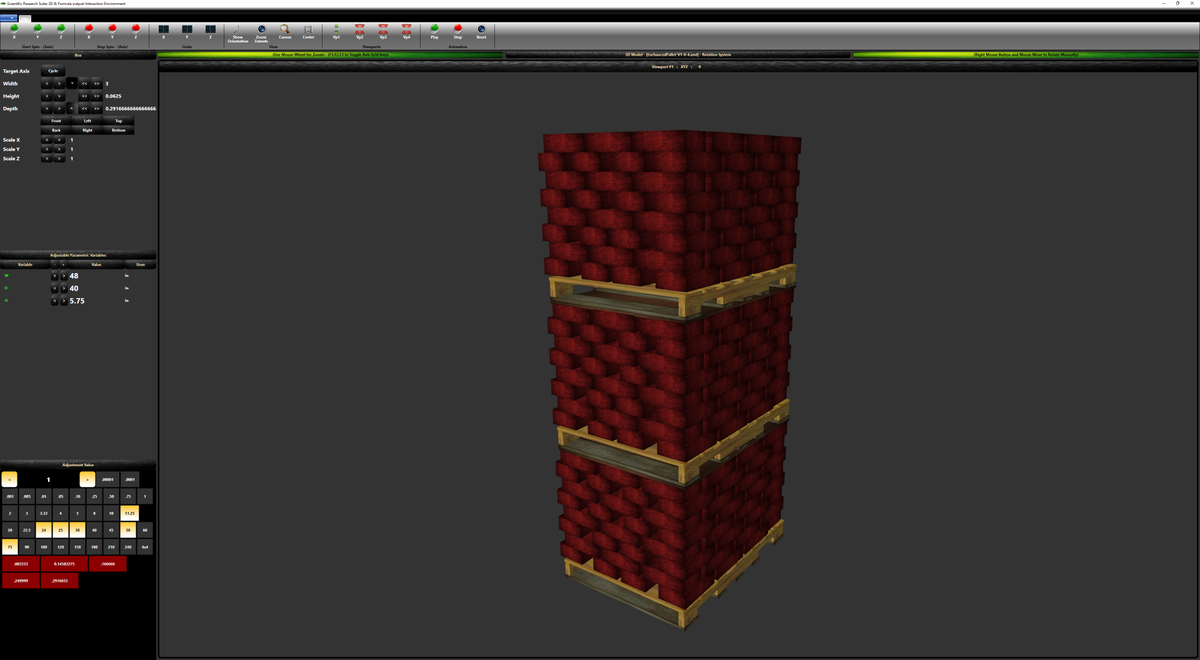 Pallet Stacking Research / 3D Demos / Portfolio | MathCompiler3D