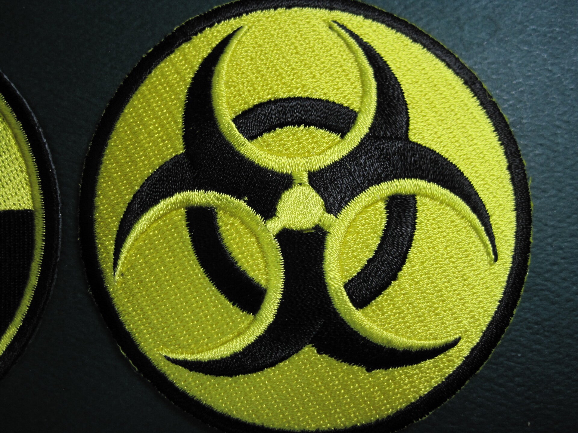 RADIATION / BIOHAZARD PATCH, YOUR CHOICE! IRON ON! | MORALE PATCH MANIA