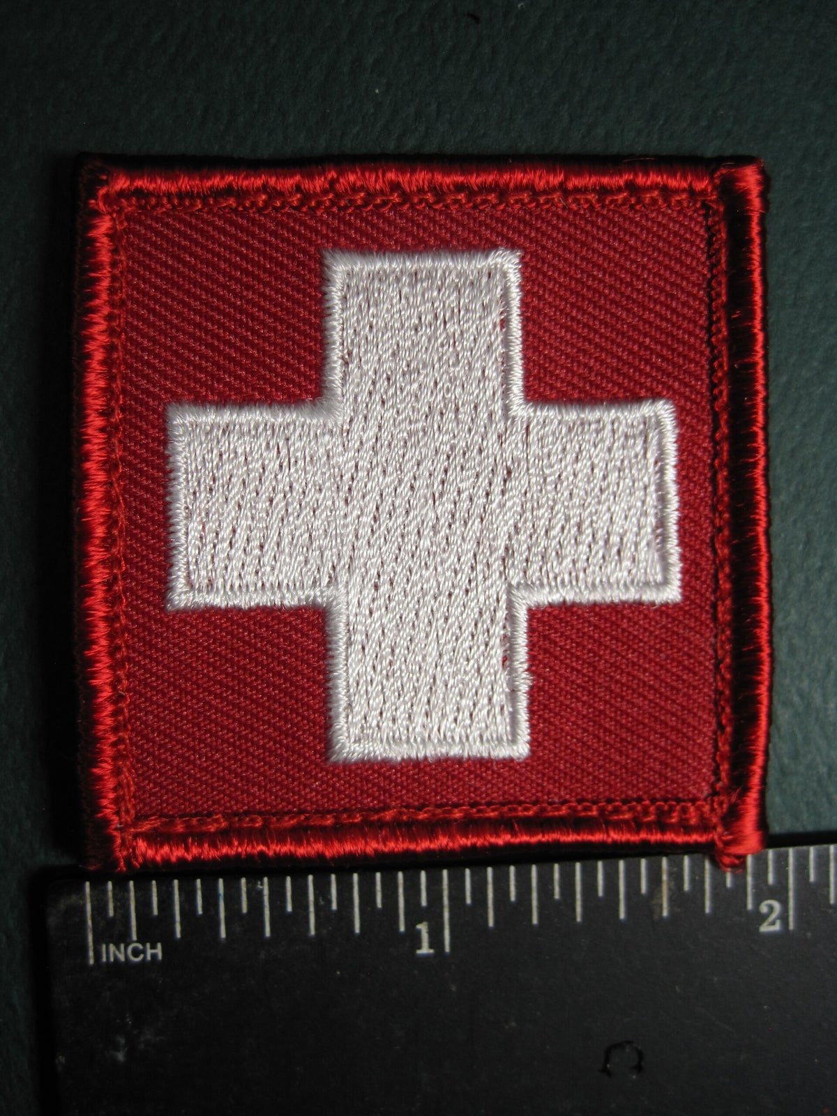 MEDICAL BAG SMALL CROSS PATCH, COLOR CHOICE, IRON ON | MORALE PATCH MANIA