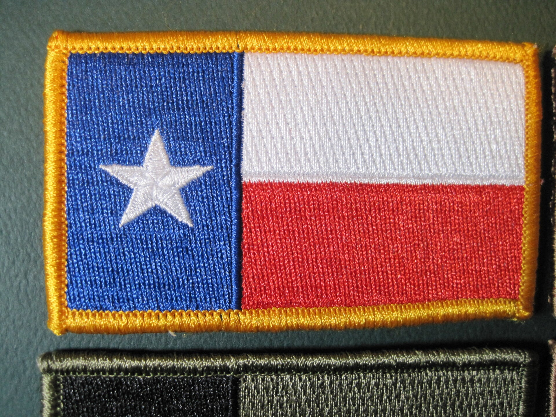 TEXAS FLAG PATCHES, REG, ASSORTED, YOUR CHOICE, LOOK, HOOK BACK ...
