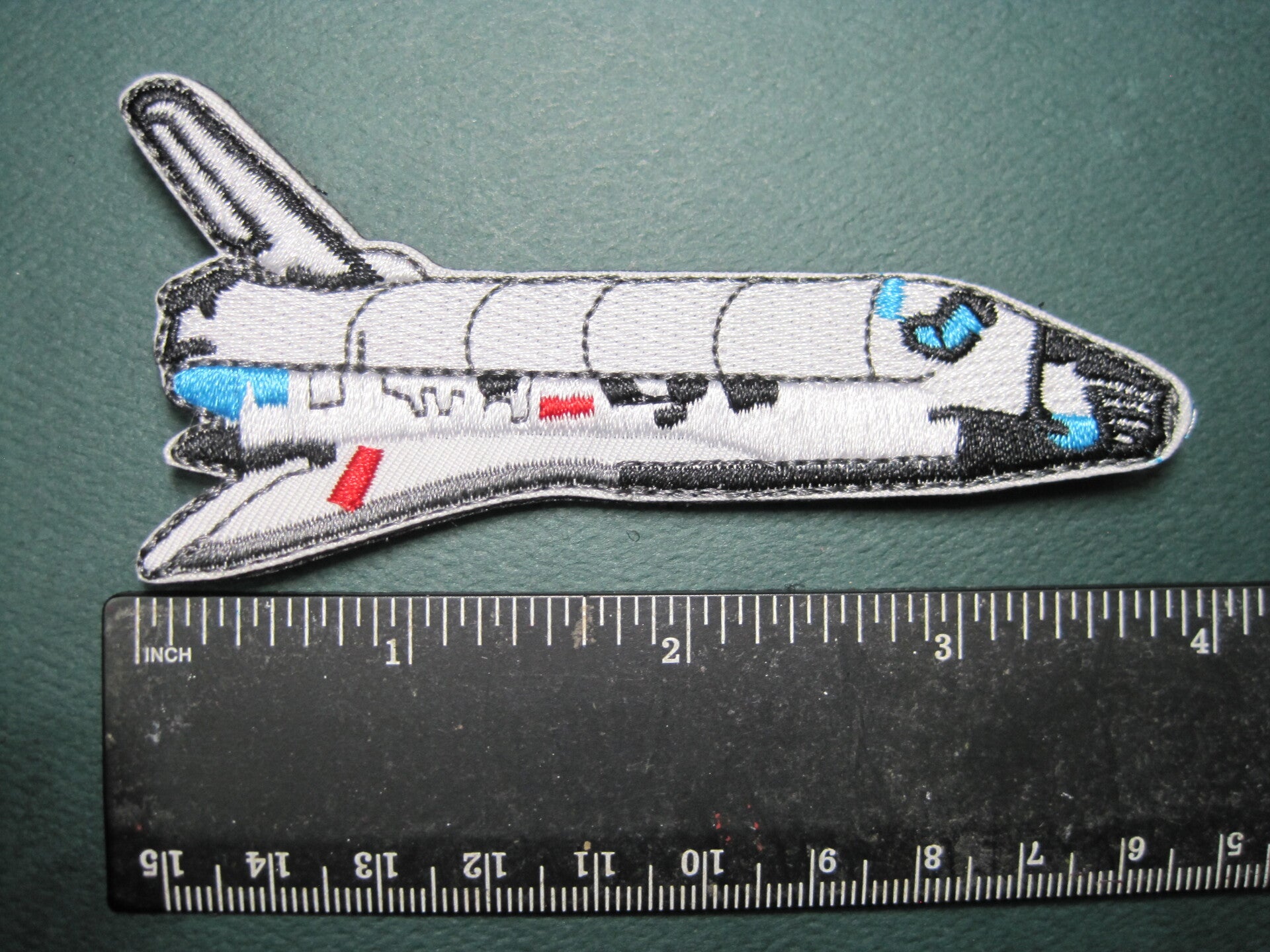 NASA SPACE SHUTTLE PATCH HOOK BACK | MORALE PATCH MANIA