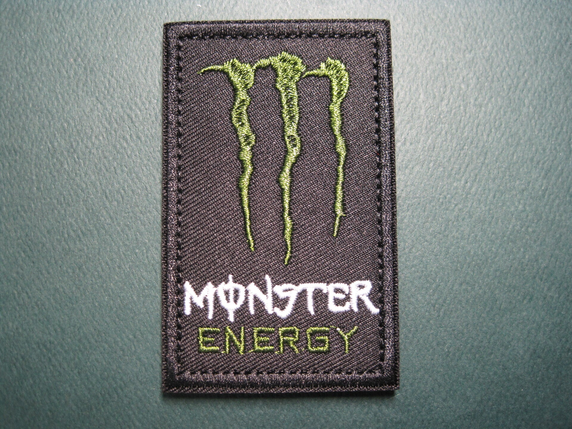 MONSTER ENERGY DRINK MORALE PATCH HOOK BACK | MORALE PATCH MANIA