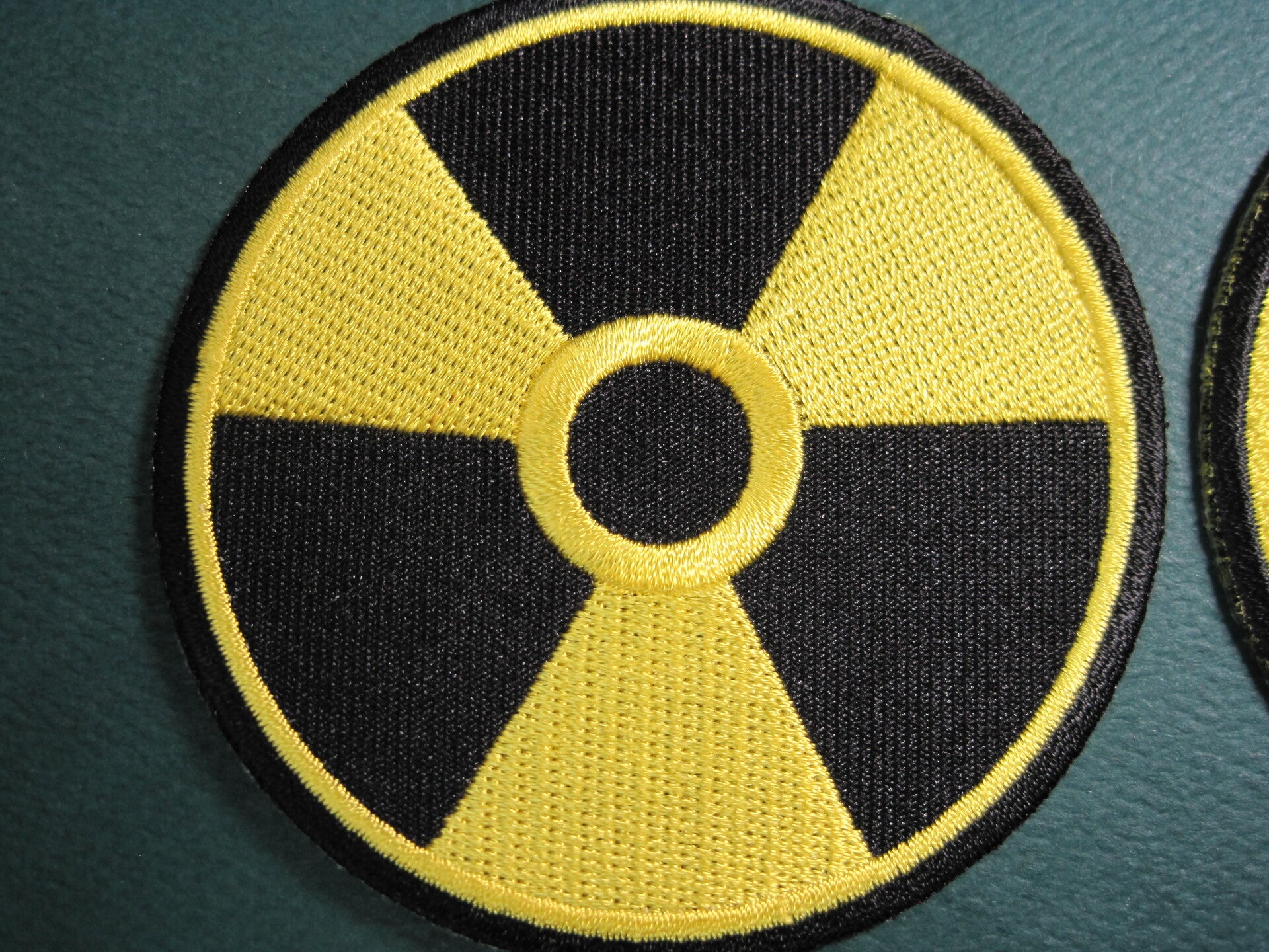 RADIATION / BIOHAZARD PATCH, YOUR CHOICE! IRON ON! | MORALE PATCH MANIA